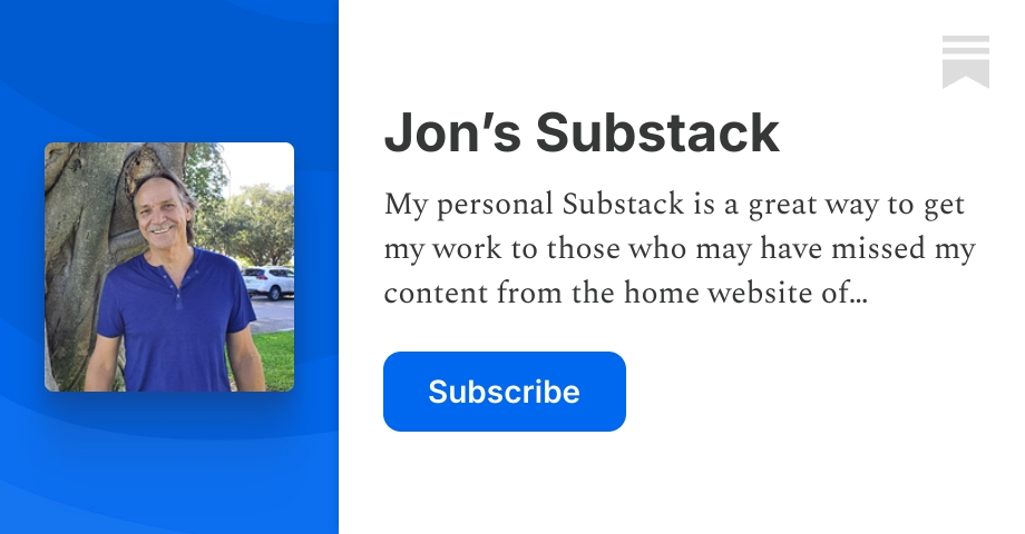 Jon’s Substack | Jon P Fox | Substack