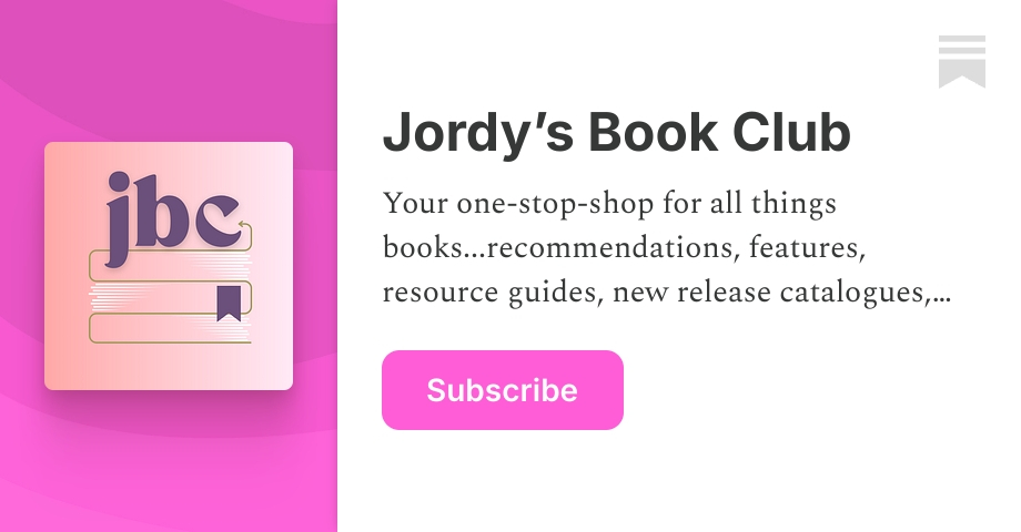 Jordy’s Book Club | Substack