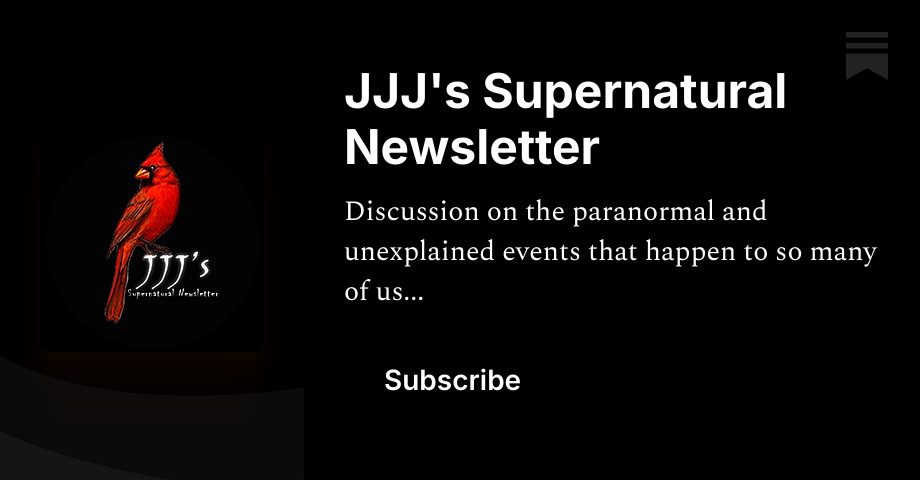 JJJ's Supernatural Newsletter | JJ Jorgensen | Substack