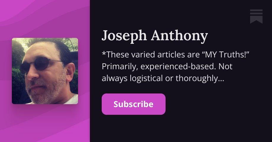 Joseph Anthony | Substack