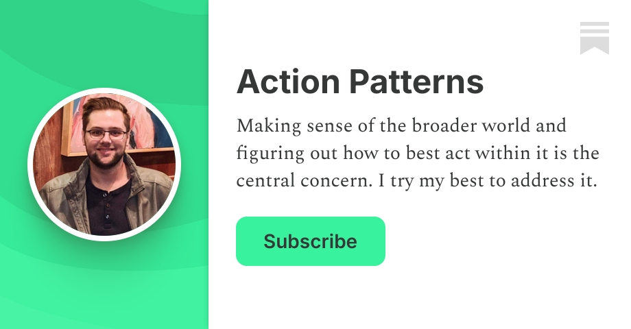 Action Patterns | Joseph Ensminger | Substack