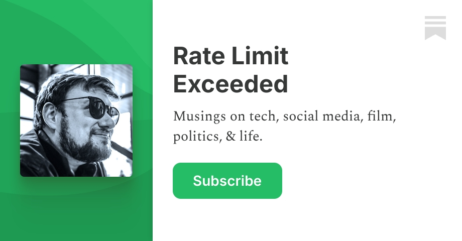 Rate Limit Exceeded | Josh Gammon | Substack