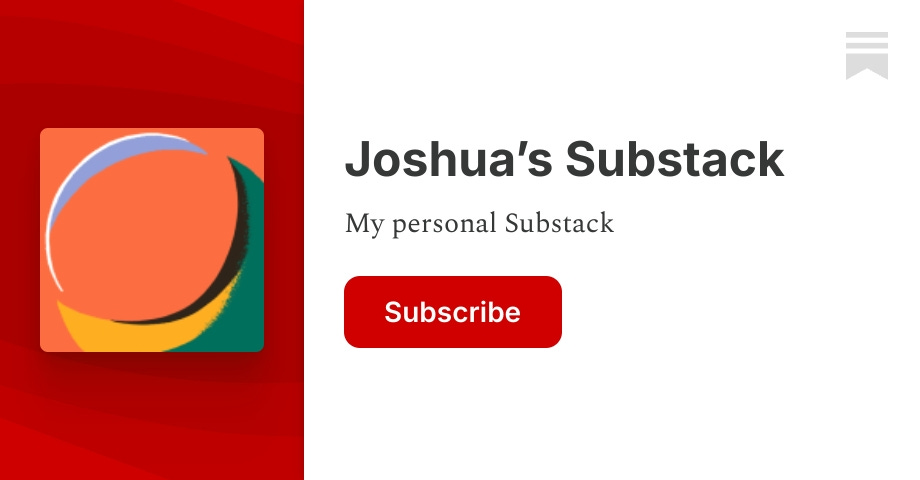 Joshua’s Substack | Joshua Toepper | Substack