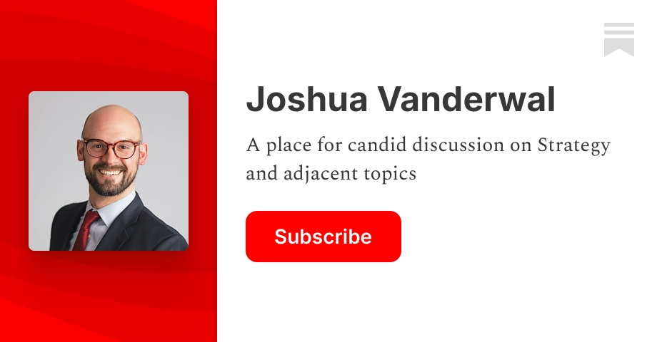 Joshua Vanderwal | Substack