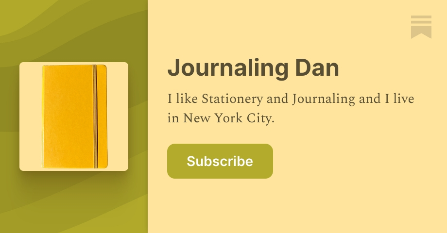 Journaling Dan | Daniela | Substack