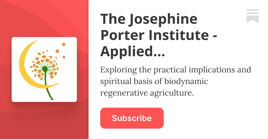 The Josephine Porter Institute - Applied Biodynamics | Stewart K Lundy ...