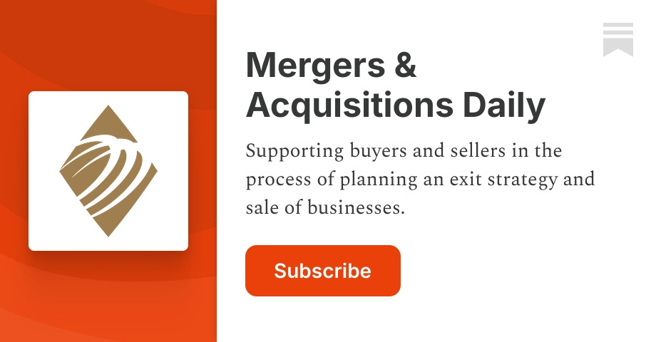 Mergers & Acquisitions Daily | James P. Knox | Substack