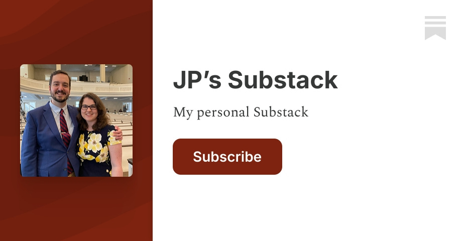 Inaugural Post - by JP Tegart - JP’s Substack