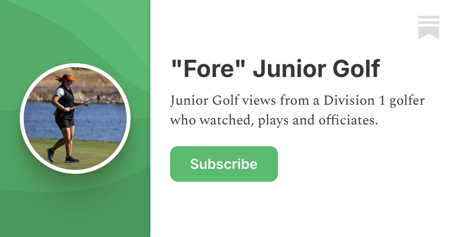 "Fore" Junior Golf | Dimery Plewe | Substack
