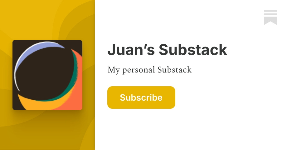 Juan’s Substack | Juan David Fonseca | Substack