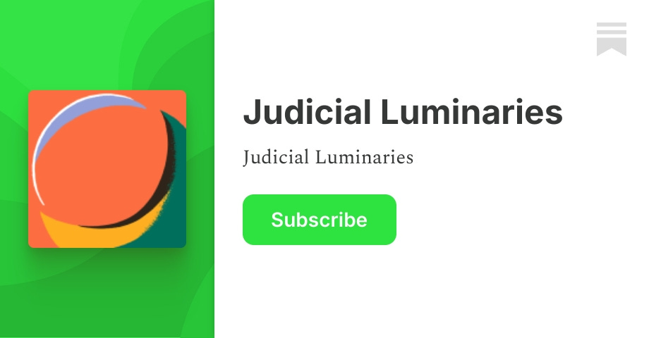Confirmation - Judicial Luminaries
