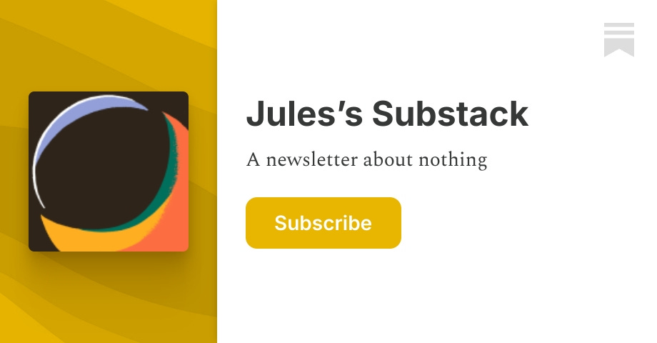 Jules’s Substack | Jules Godino | Substack