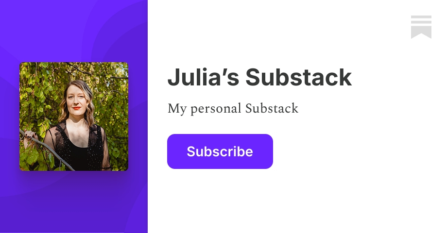 Julia’s Substack | Julia Bartz | Substack