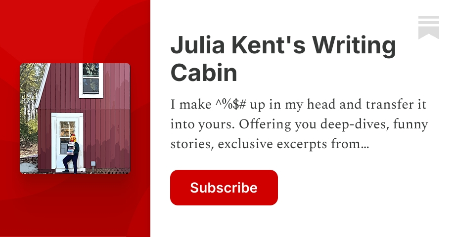 Julia Kent's Writing Cabin | Substack