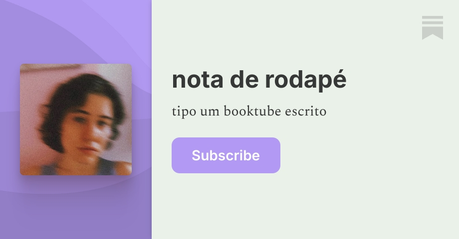 nota de rodapé | júlia medina | Substack