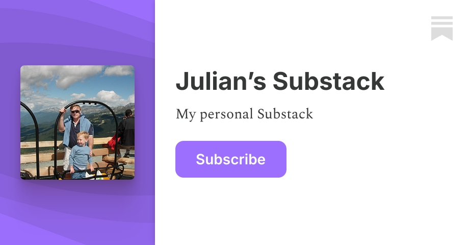 Julian’s Substack | Julian Gammon III | Substack