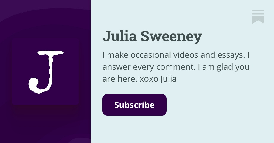 Julia Sweeney | Substack