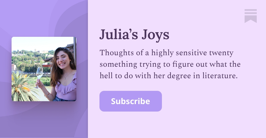 Julia’s Joys | Julia Ventresca | Substack