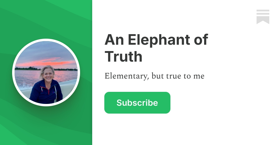 An Elephant of Truth | Julie Carney | Substack