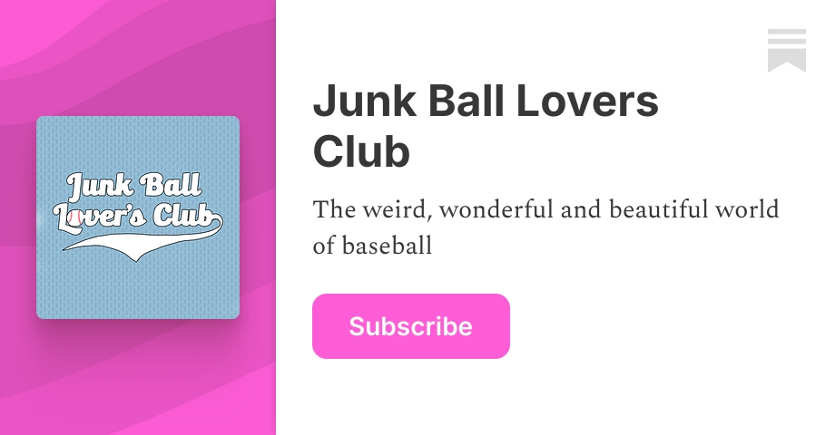 Junk Ball Lovers Club | Junk Baller | Substack