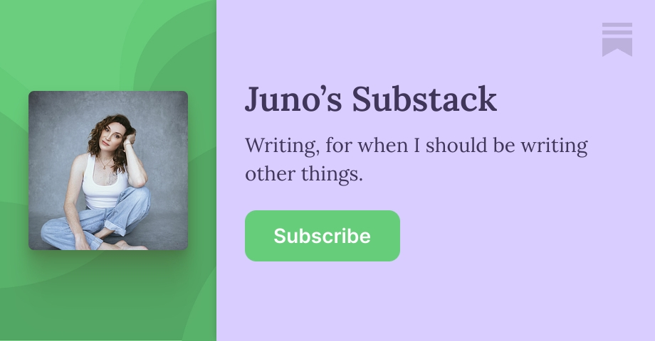 Juno’s Substack | Juno Dawson | Substack