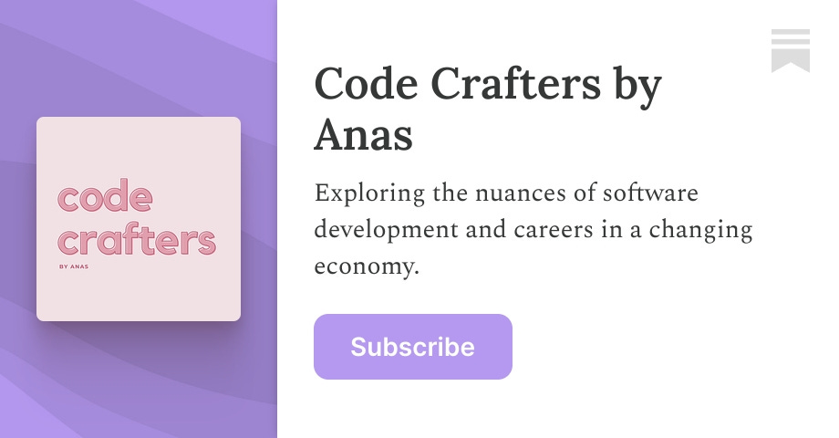 Code Crafters by Anas | Substack