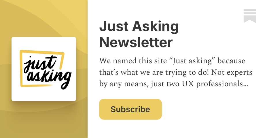 Just Asking Newsletter | Karina Davila | Substack