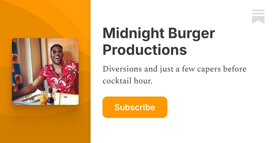 Midnight Burger Productions | Justin Ellis | Substack