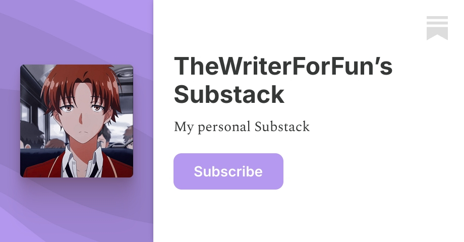 TheWriterForFun’s Substack | Substack