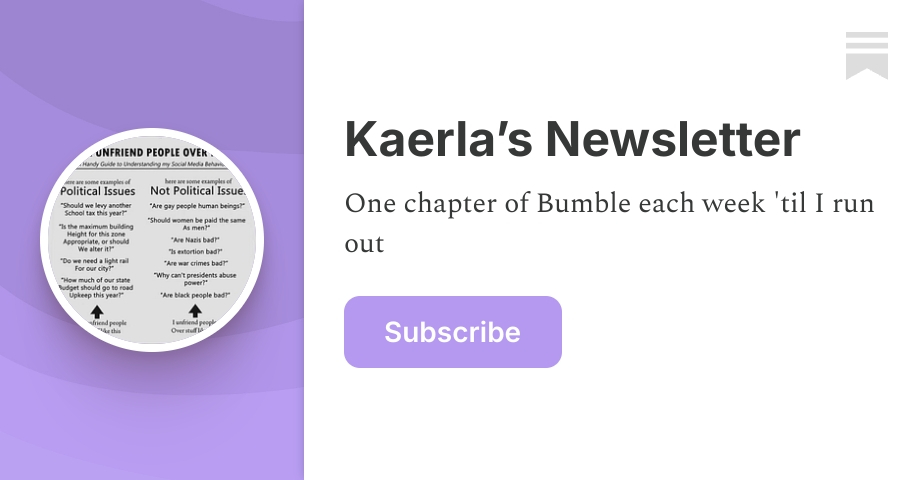 We're Working! - by Kaerla Fellows - Kaerla’s Newsletter