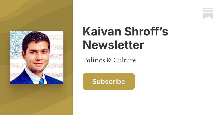 Kaivan Shroff’s Newsletter | Substack