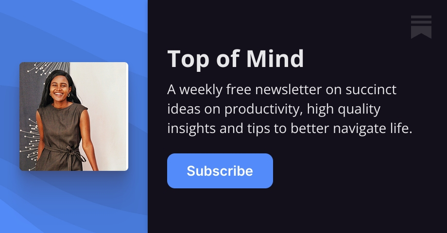 The Psychology of Routines - Top of Mind