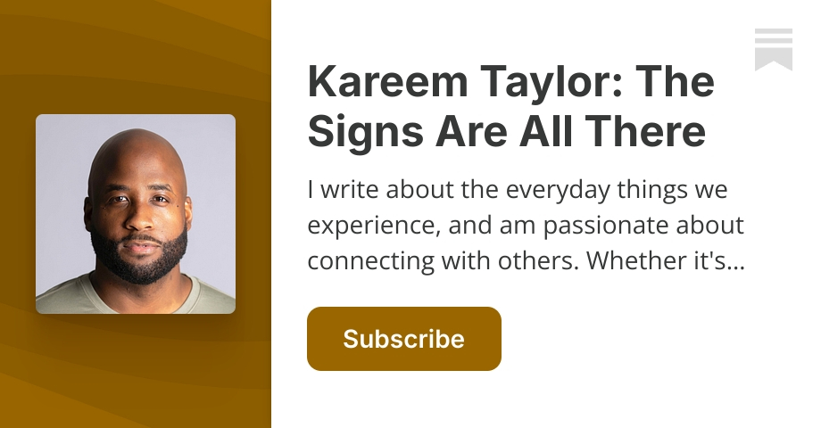 Who helped you - by Kareem Taylor - Kareem’s Substack