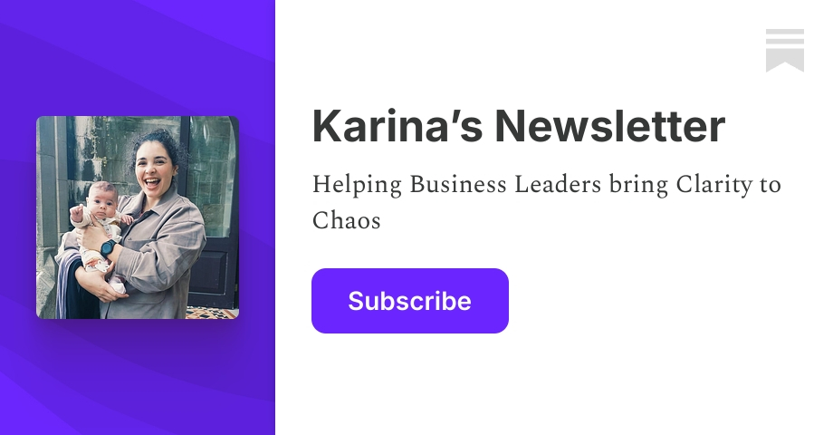 Karina’s Newsletter | Karina Cariri | Substack