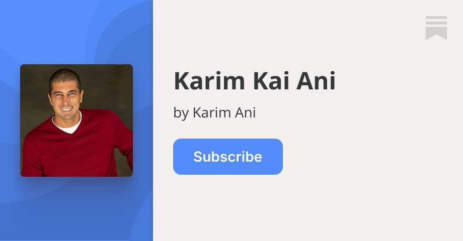 karimkai | Karim Ani | Substack