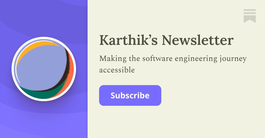 Karthik’s Newsletter | Karthik Subramanian | Substack