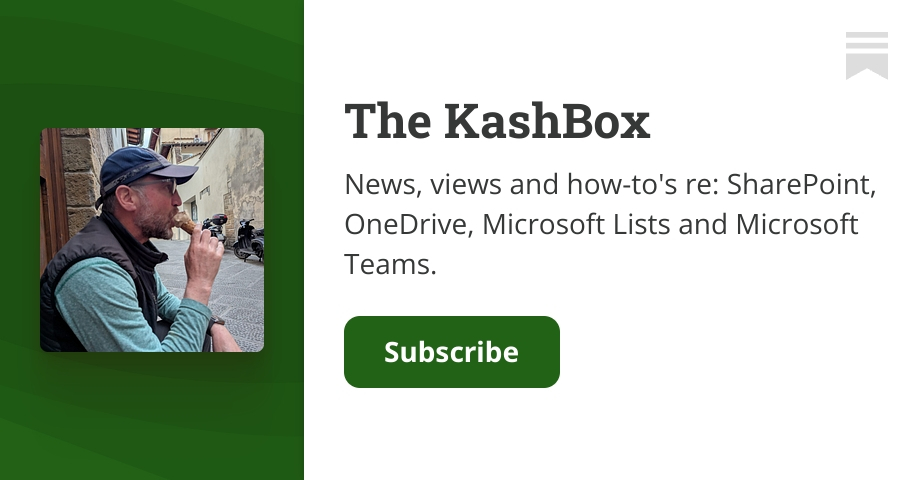The KashBox | Mark Kashman | Substack