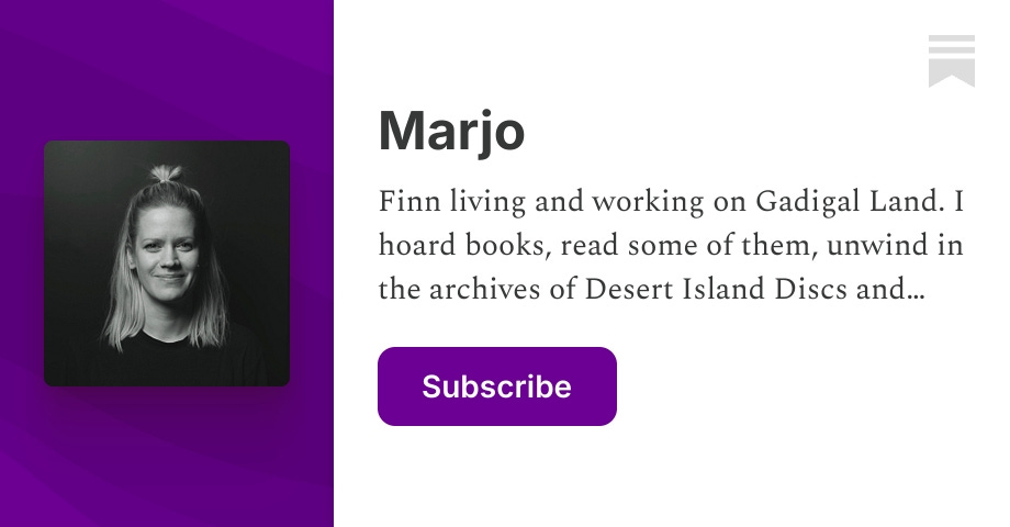 Marjo | Jojo | Substack