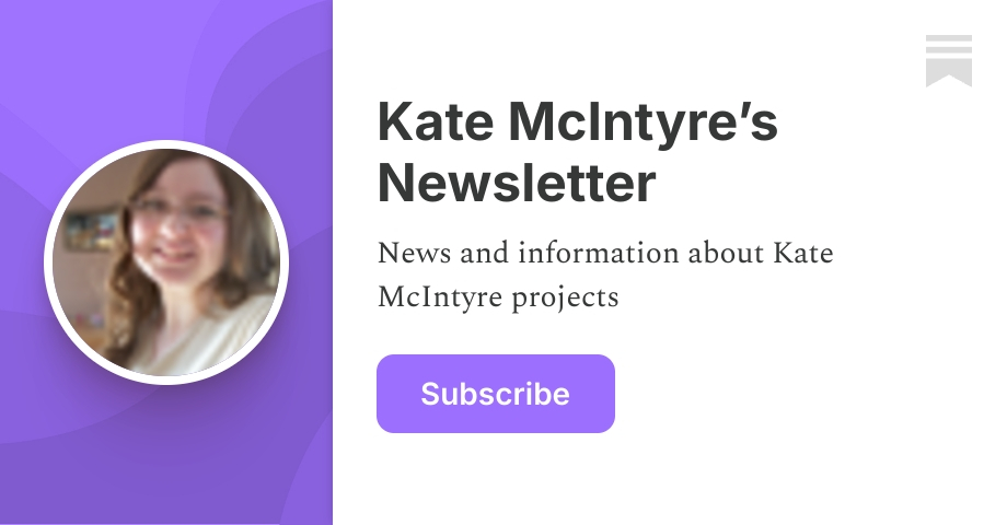 News and information about Kate McIntyre projects