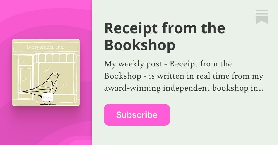 Receipt from the Bookshop | Katie Clapham | Substack