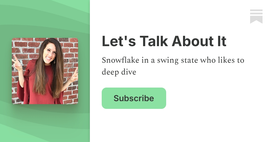 Let's Talk About It | Katie Ringley | Substack