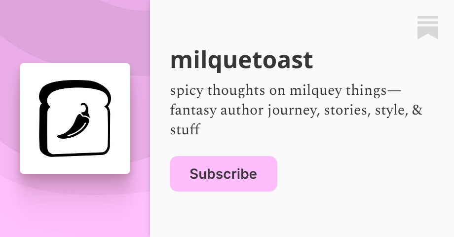 milquetoast | Katie Wu | Substack