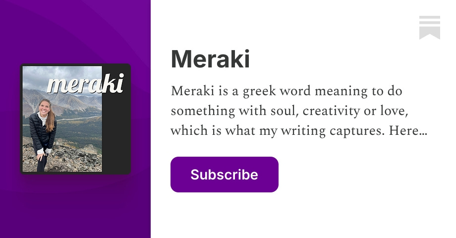 Meraki | Katrina de Schiffert | Substack