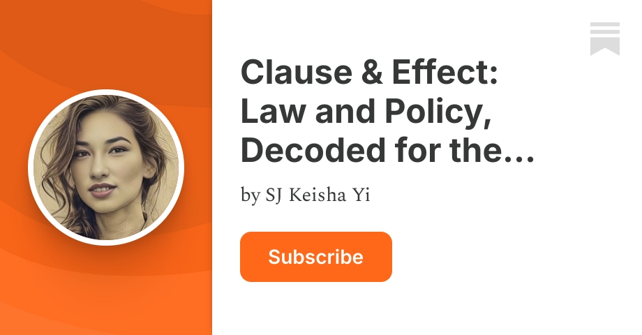 About - Clause & Effect: Law and Policy, Decoded for the Rest of Us