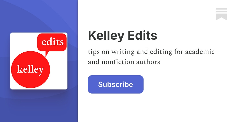 Kelley Edits | Kelley Tatro | Substack