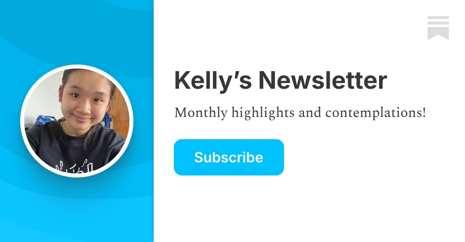 Kelly’s Newsletter | Kelly Ng | Substack