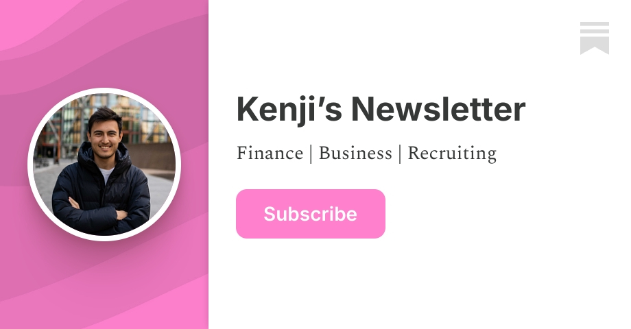 Kenji’s Newsletter | Substack