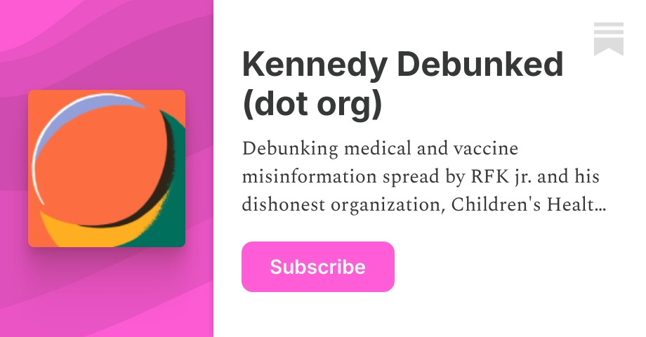 Yes, RFK jr. has spread loads of Anti-Vaccine Misinformation