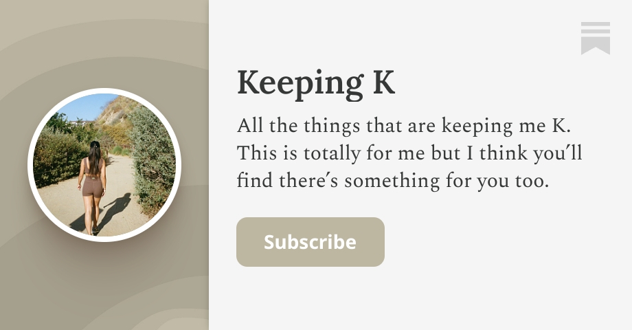 Keeping K | Kennedy Ho | Substack