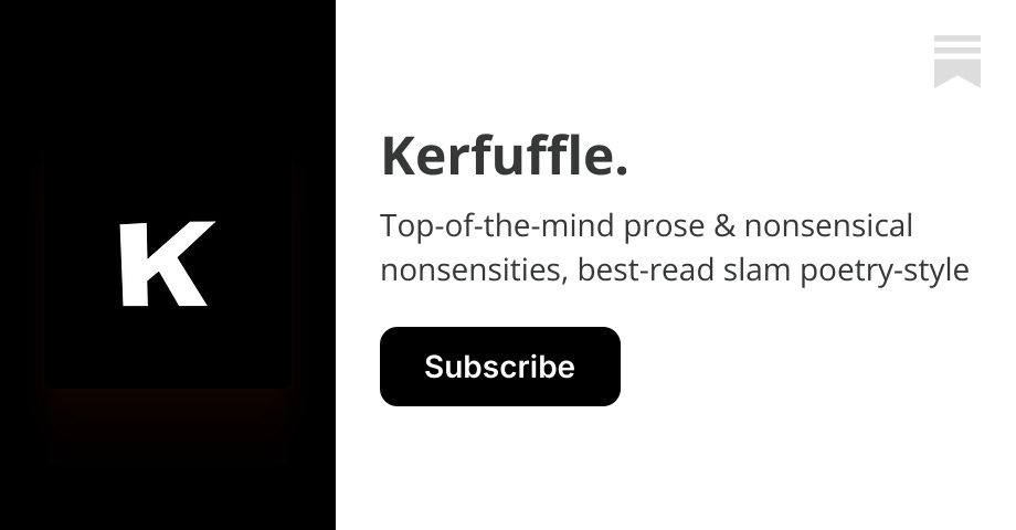 Kerfuffle. | Wesley | Substack